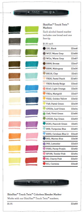 ShinHan Touch Markers - Linda Creates