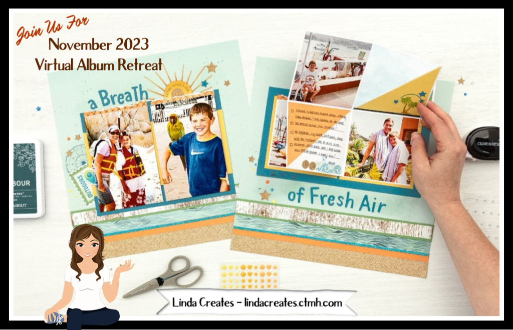 Get Ready for the November 2023 Album Retreat! - Linda Creates